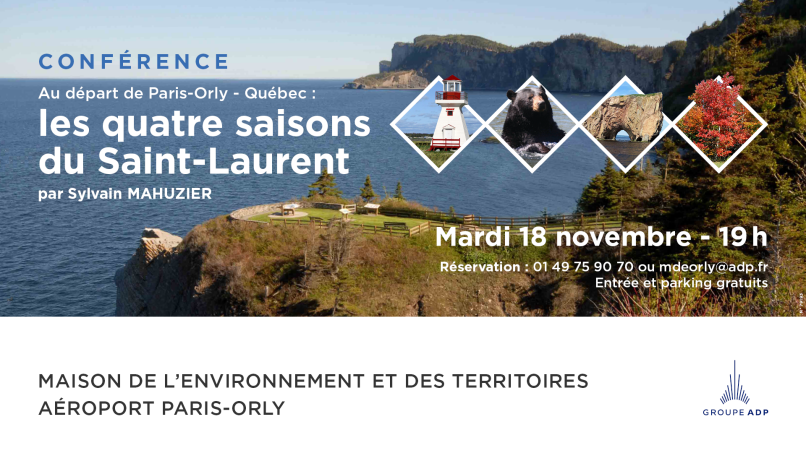 Conférence : Au départ de Paris-Orly - Québec : les quatre saisons du ...